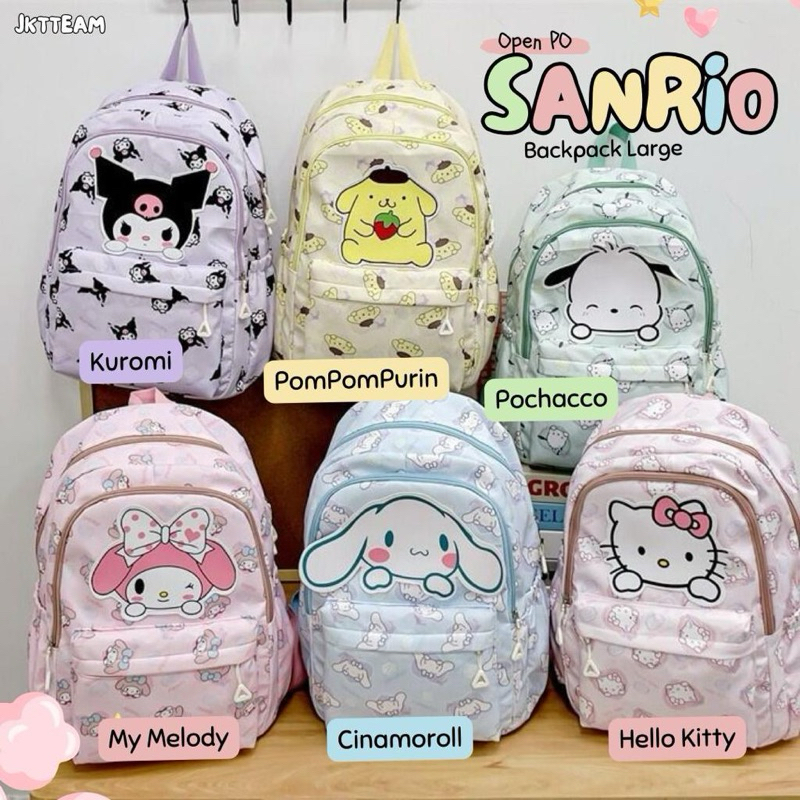 Jual BACKPACK SANRIO PREMIUM BIG ADA TALI KOPER | Shopee Indonesia