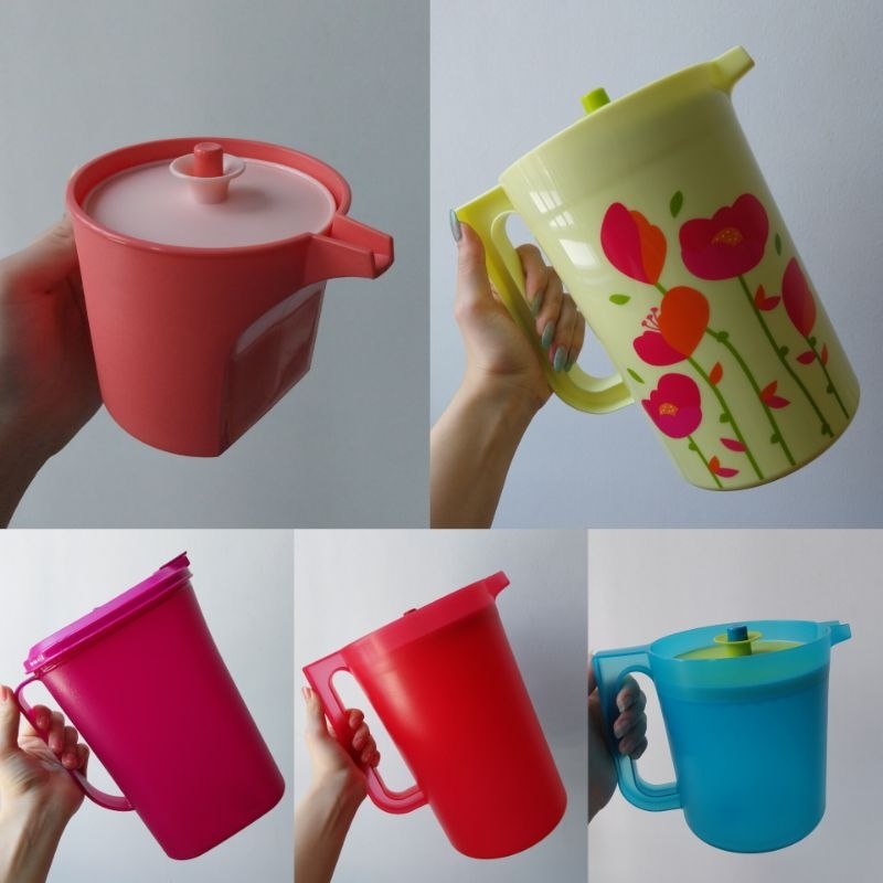 Jual NEW Tupperware Blossom Pitcher Fridge Jug 1 L 2 L 4 L | Shopee ...