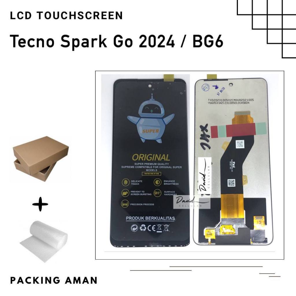 Jual LCD TOUCHSCREEN TECNO SPARK GO 2024 / BG6 FULLSET | Shopee Indonesia