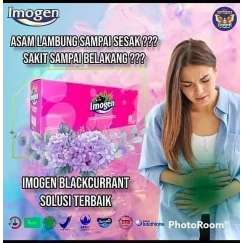 Jual 1 box imogen blackcurrant untuk keluhan asam lambung(isi 30 ...
