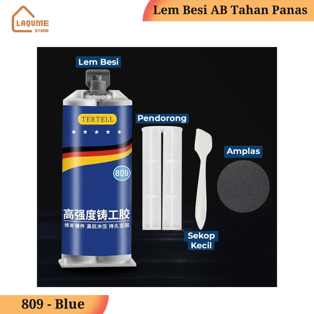 Jual Lem Besi AB Tahan Panas Industrial Metal Repair Glue 80g | Shopee ...