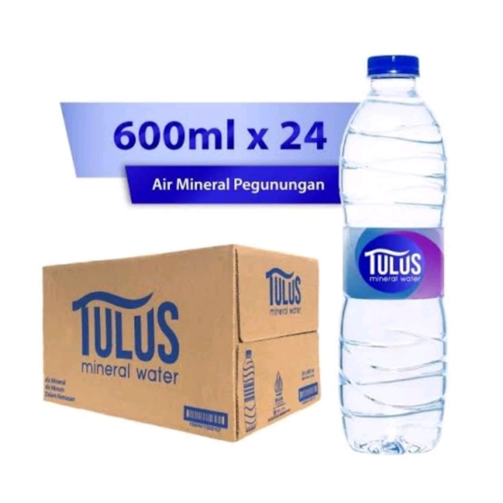 Jual Air Mineral TULUS pH8 Botol 600ml 1 Dus (isi 24pcs) | Shopee Indonesia