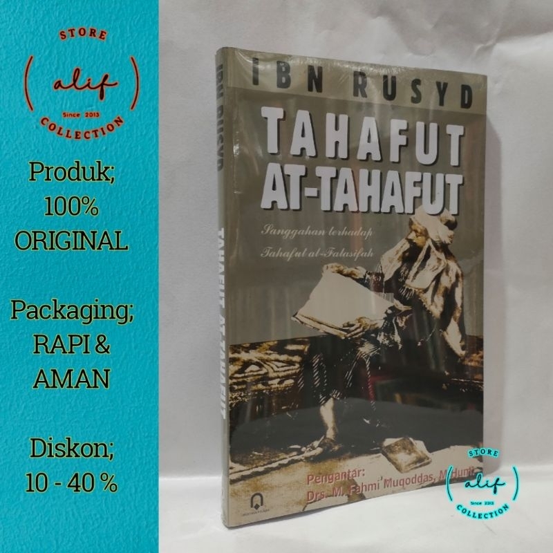 Jual TAHAFUT AT-TAHAFUT Sanggahan Terhadap Tahafut Al-Falasifah / Ibn ...