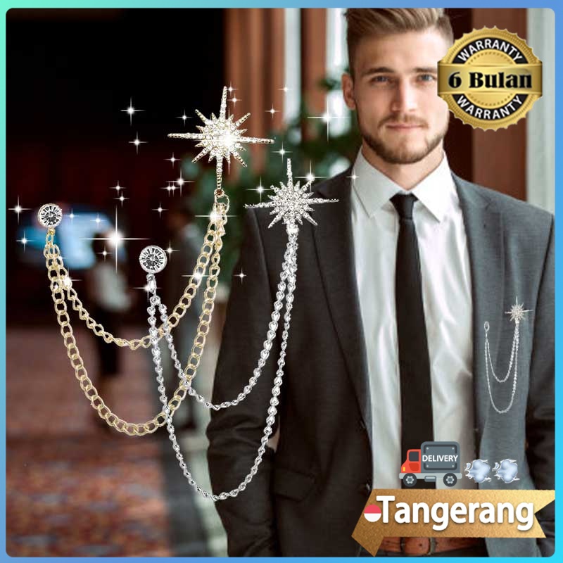 Jual Lapel Pin Bros Jas Pin Butang Pin Baju Melayu Rumbai Rantai Baju ...