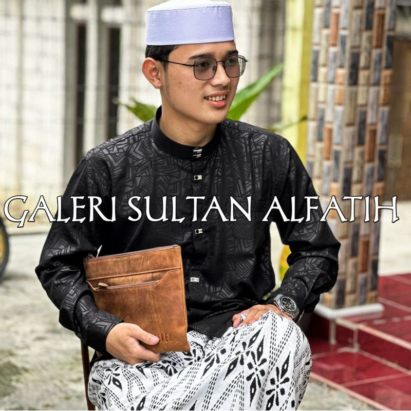 Jual Baju koko pria kemko sultan embos kemeja koko sultan taqwa muslim ...