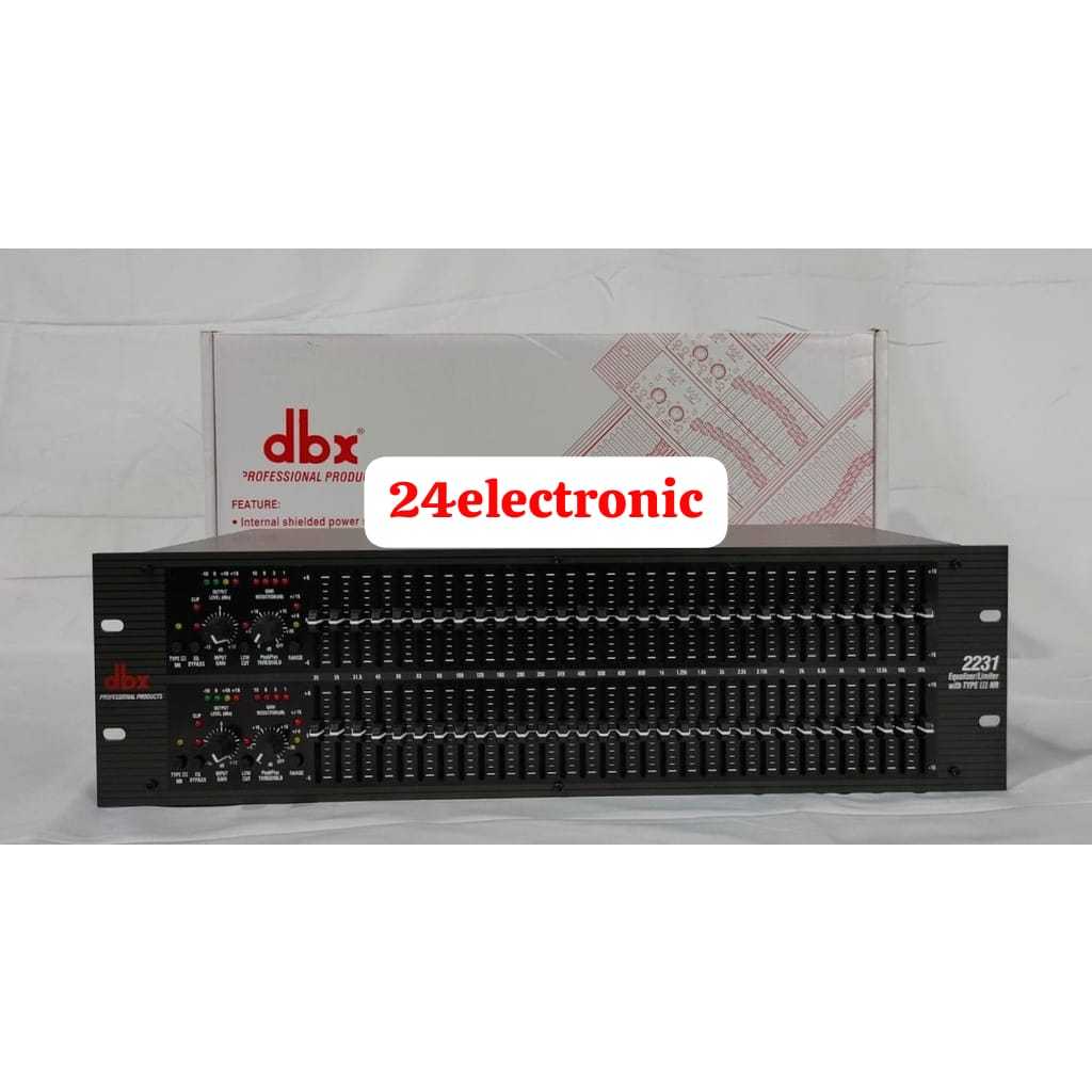 Jual Equalizer DBX 2231 / DBX2231 LIMITER ( 2x31 band ) | Shopee Indonesia