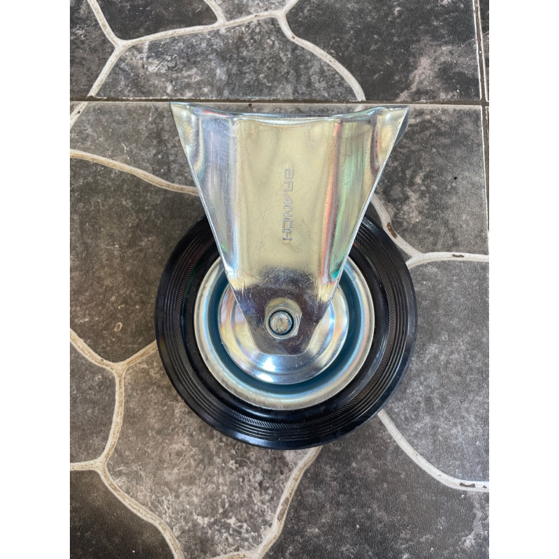 Jual RODA HITAM 6"(MATI/)/RODA KARET HITAM "HARGA 1PCS | Shopee Indonesia