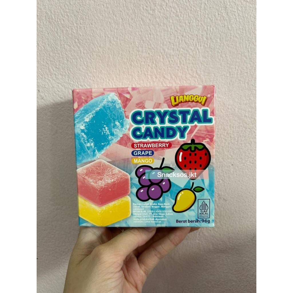 Jual LIANGGUI CRYSTAL CANDY STRAWBERRY GRAPE MANGO PERMEN LUNAK ANEKA ...