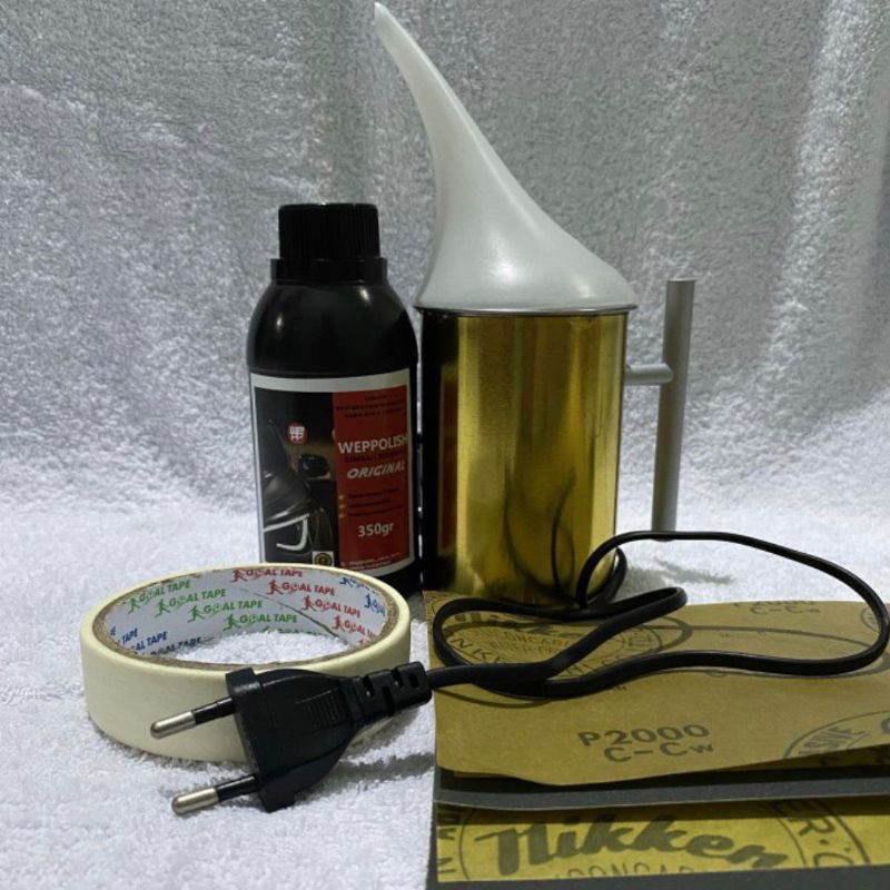 Jual Set Alat Poles Kaca Lampu Mobil / Helm Nano Burn Coating | Shopee ...