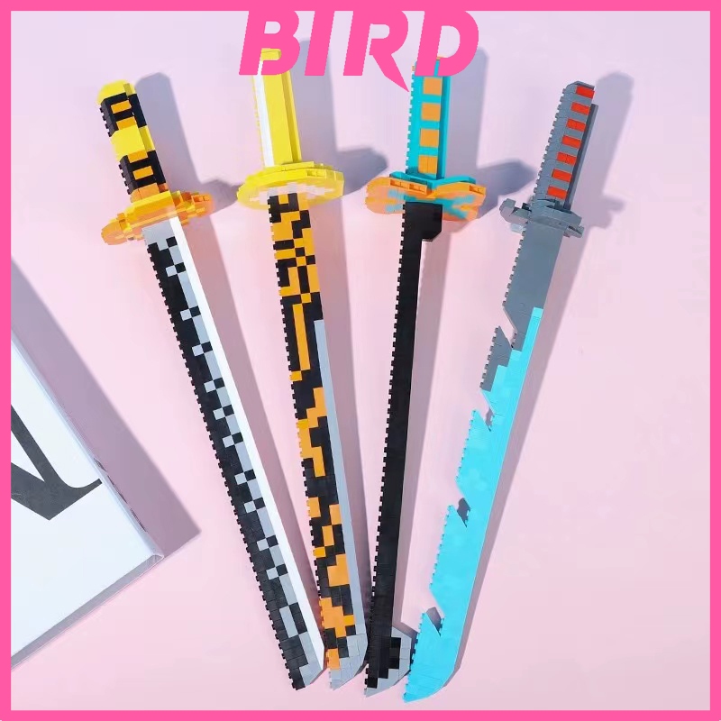 Jual Bird Toys Mini Pedang Block Mainan Kimetsu no Yaiba Demon Slayer ...