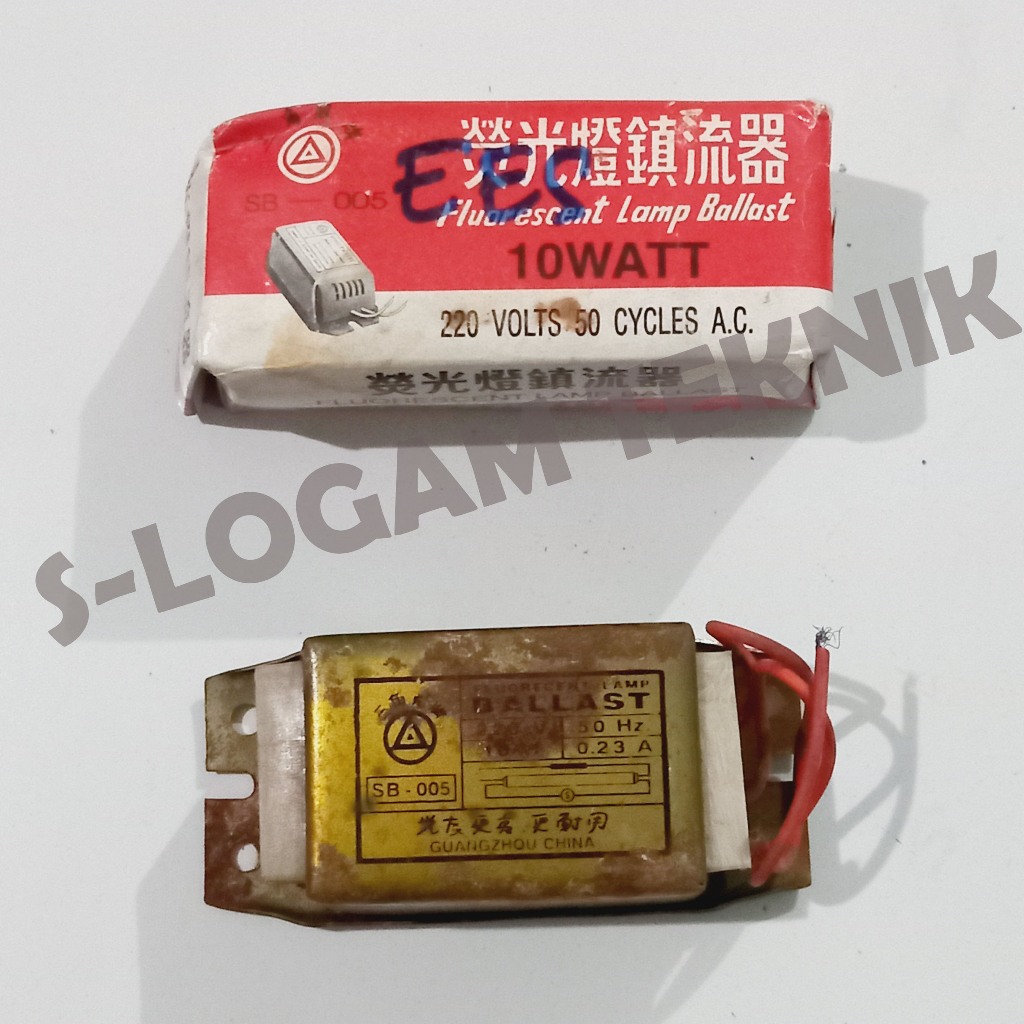 Jual Travo Fluorescent Lamp BALLAST 10W 220V/50Hz Trafo Lampu TL SB 005 ...