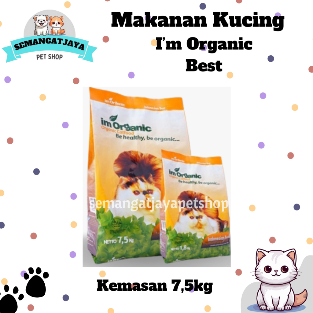 Jual Makanan Kucing - Imo Best 7.5kg - Im Organic Best 7.5kg (INSTANT ...