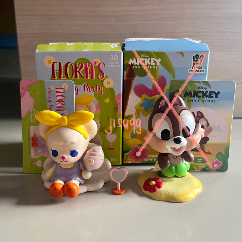 Jual [BOOKED] blind box miniso x wonteddy flora’s outing party | Shopee ...