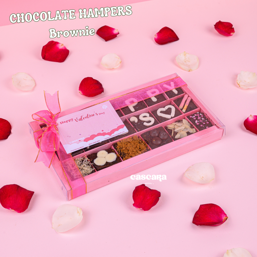 Jual Cascara Cookies - Chocolate Brownies / Valentine Hampers Huruf ...