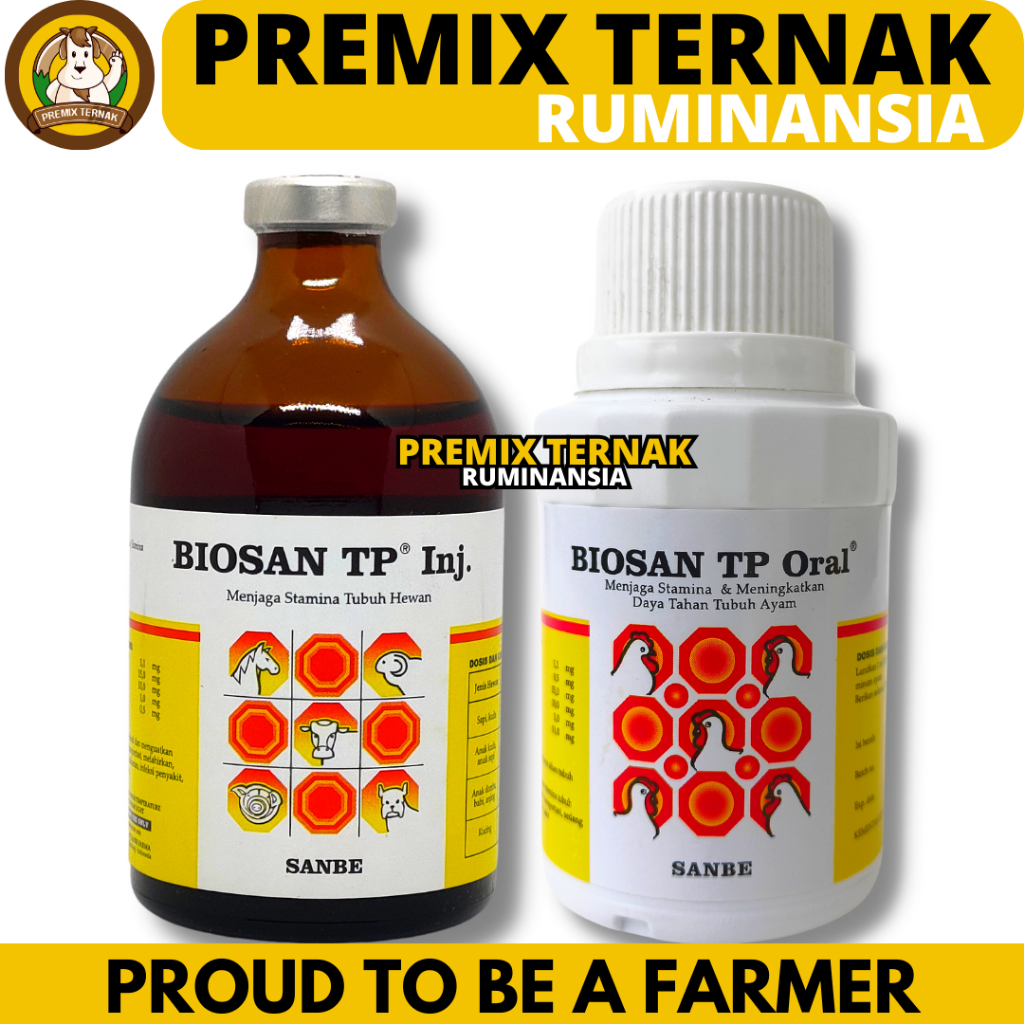Jual BIOSAN TP ORAL 100ML & BIOSAN TP INJEKSI 100ML - Meningkatkan ...