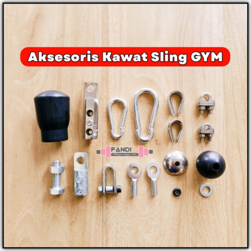 Jual Aksesoris Klem Clamp Pin Hook Mur Penjepit Kawat Sling Alat ...