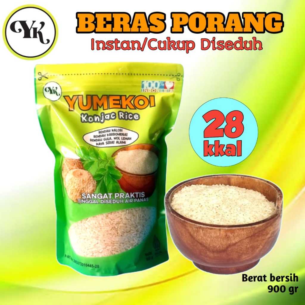 Jual Beras Porang YUMEKOI Konjac Rice | Shopee Indonesia