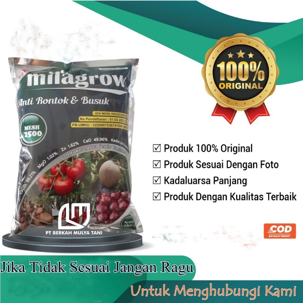 Jual Milagrow Pupuk Kalsium Plus Boron Anti Rontok Dan Busuk 1 Kg ...