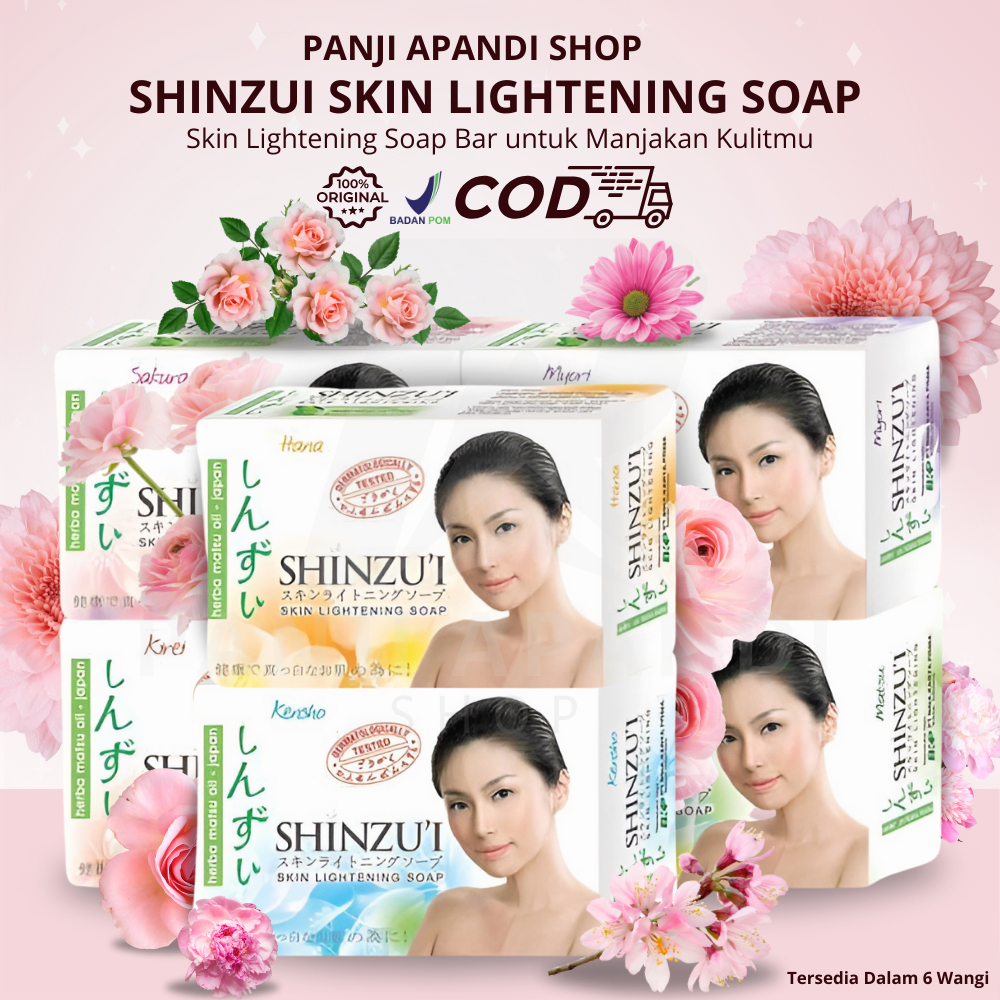 Jual SHINZUI Sabun Batang Skin Lightening 80gr | BPOM Resmi | Sabun ...