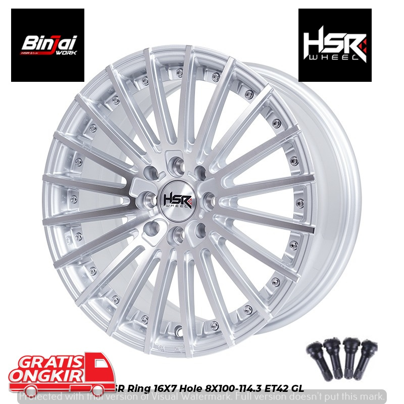 Jual velg hsr tandam ring 16x7 h8x100/114,3 cocok di mobil altis brio xenia | Shopee Indonesia