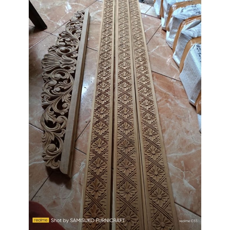 Jual Lis ukiran tempel batik 8 | Shopee Indonesia