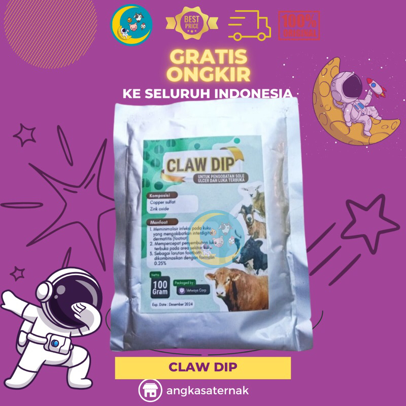 Jual CLAW DIP @100 gr | OBAT PMK UNTUK INFEKSI DAN LUKA TERBUKA ...