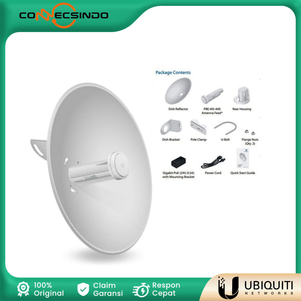Jual Access Point Outdoor Parabola UBIQUITI POWER BEAM M5 300 5Ghz ...
