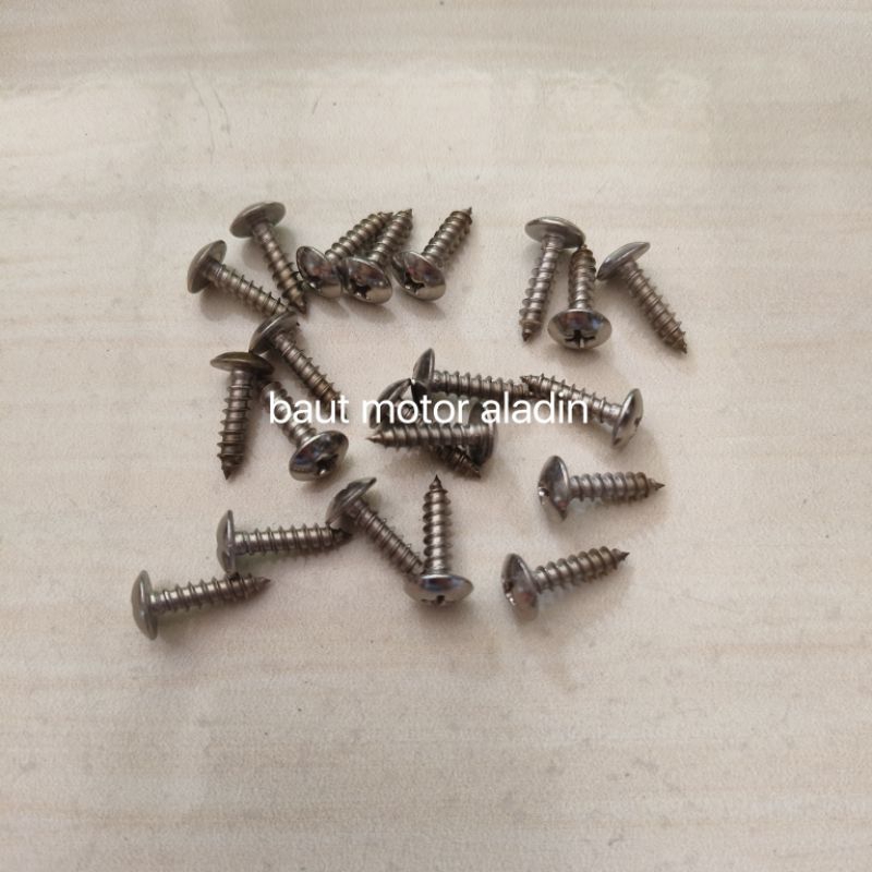 Jual Baut Ulir Stainless 4x16 Skrup TS Stainless 8x5/8 | Shopee Indonesia