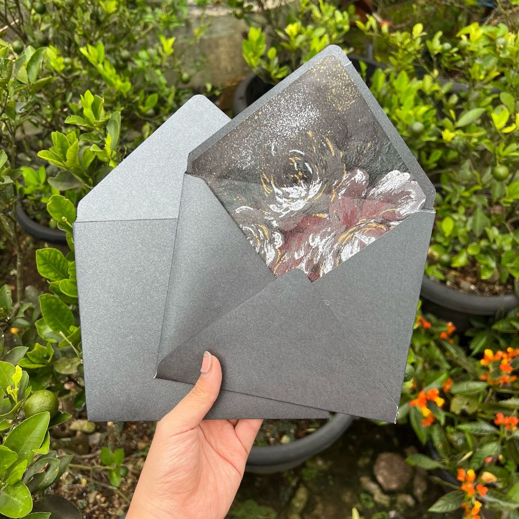 Jual amplop bunga amplop undangan kartu ucapan amplop aesthetic floral ...