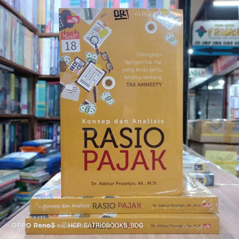 Jual KONSEP DAN ANALISIS RASIO PAJAK - DR. ADINUR PRASETYO - ORIGINAL ...
