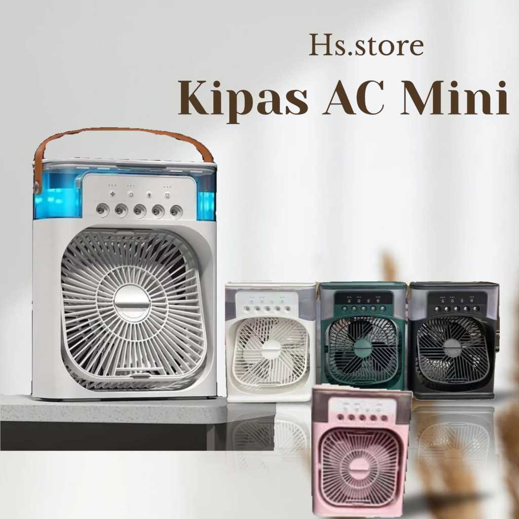 Jual ac mini portable plus kipas angin humidifier murah | Shopee Indonesia