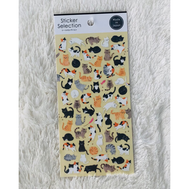 Jual sticker stiker burung roti kucing landak pinguin made in Japan ...