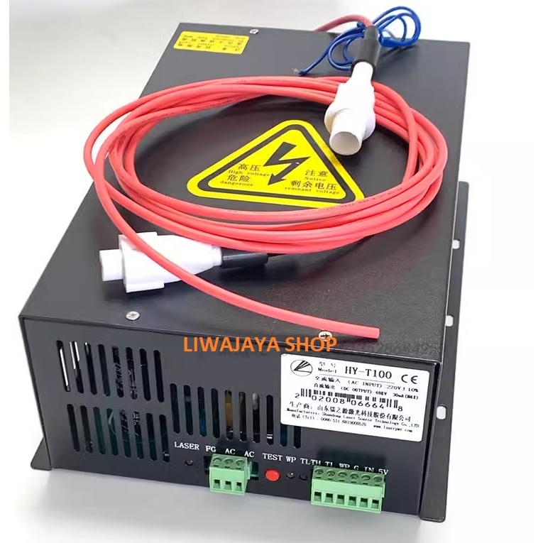 Jual PSU LASER CO2 100WATT - TIPE HY -TA100 power Suplay Laser co2 ...