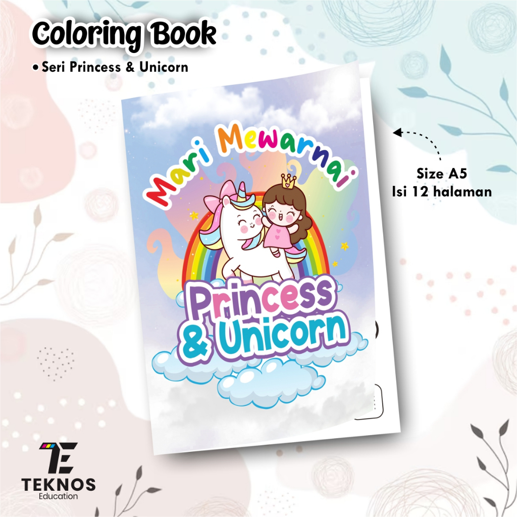 Jual BUKU ANAK MEWARNAI UNICORN - BUKU MEWARNAI PRINCESS - BUKU EDUKASI ...