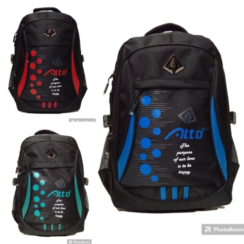 Jual Tas Ransel laptop / backpack Alto Original free rain cover ...