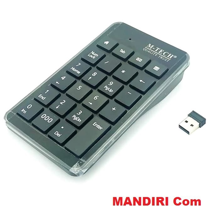 Jual MTech Wireless Numpad Numeric Keyboard Numerik Keypad x I5R3 ...