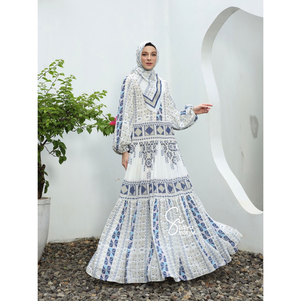 Jual DANIA SET by Salya InStyle ( Dress + Hijab ) | Shopee Indonesia