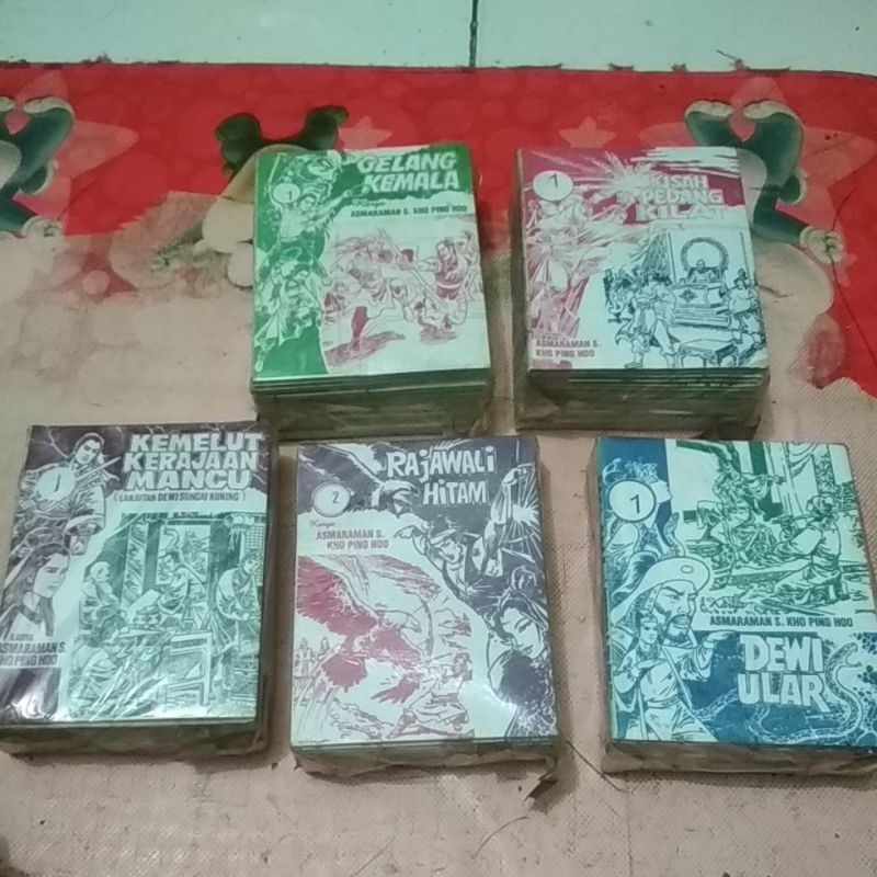 Jual KOMIK KHO PING HOO GELANG KEMALA 1-18/ KEMELUT KERAJAAN MANCU 1-14 ...