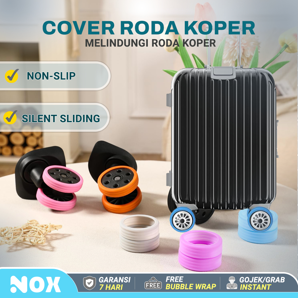 Jual Karet cover pelindung roda koper dual wheel luggage protector ...