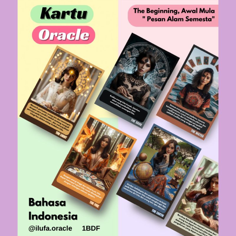 Jual Kartu Oracle Bahasa Indonesia " The Beginning " Indonesian Female ...