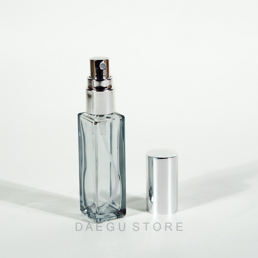 Jual Botol Spray Kotak - Kaca Tebal HITAM TRANSPARAN - Parfum Isi Ulang ...