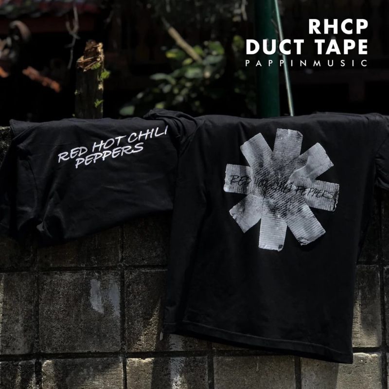 Jual KAOS BAND -RED HOT CHILLI PEPPER DUCT TAPE- | Shopee Indonesia