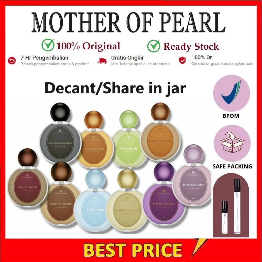 Jual (FREE TESTER) Mother of Perfumery MOP Savage Vanilla / Easy Life ...