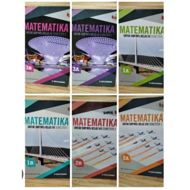 Jual Buku Paket Matematika semester 1&2, SMP KELAS 7A,7B,8A,8B,9A,9B ...