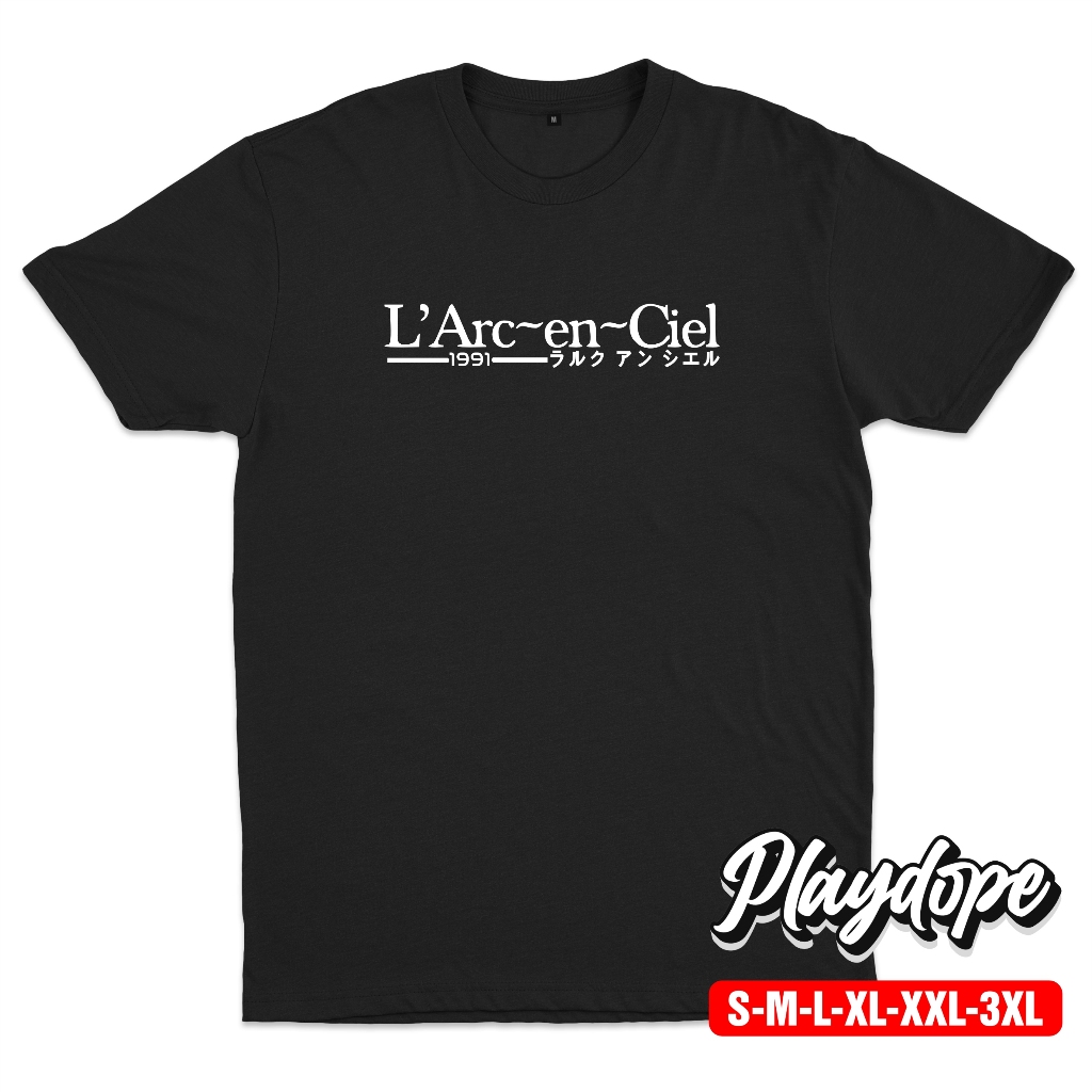 Jual Playdope T-Shirt Band L'ARC~EN~CIEL L ARC EN CIEL LARUKU JROCK ...