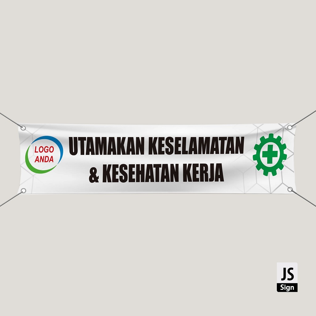 Jual Spanduk Banner K3 Safety UTAMAKAN KESELAMATAN & KESEHATAN KERJA ...