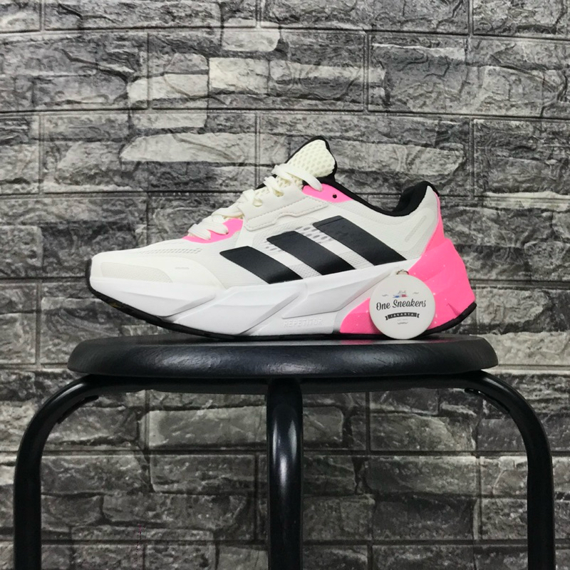 Jual ADIDAS ADISTAR "WHITE BLACK PINK " | Shopee Indonesia
