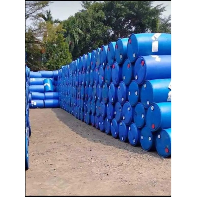 Jual Drum plastik HDPE 200 LITER/ tong air bersih/ drum plastik poligen ...
