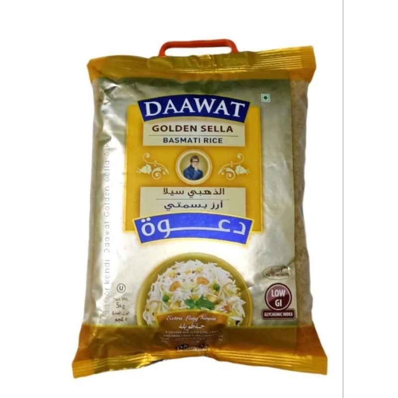 Jual DAAWAT GOLDEN BASMATI RICE 5Kg | Shopee Indonesia
