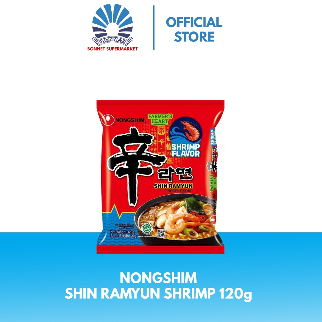 Jual Nongshim Shin Ramyun Shrimp 120g 6920238082026 | Shopee Indonesia